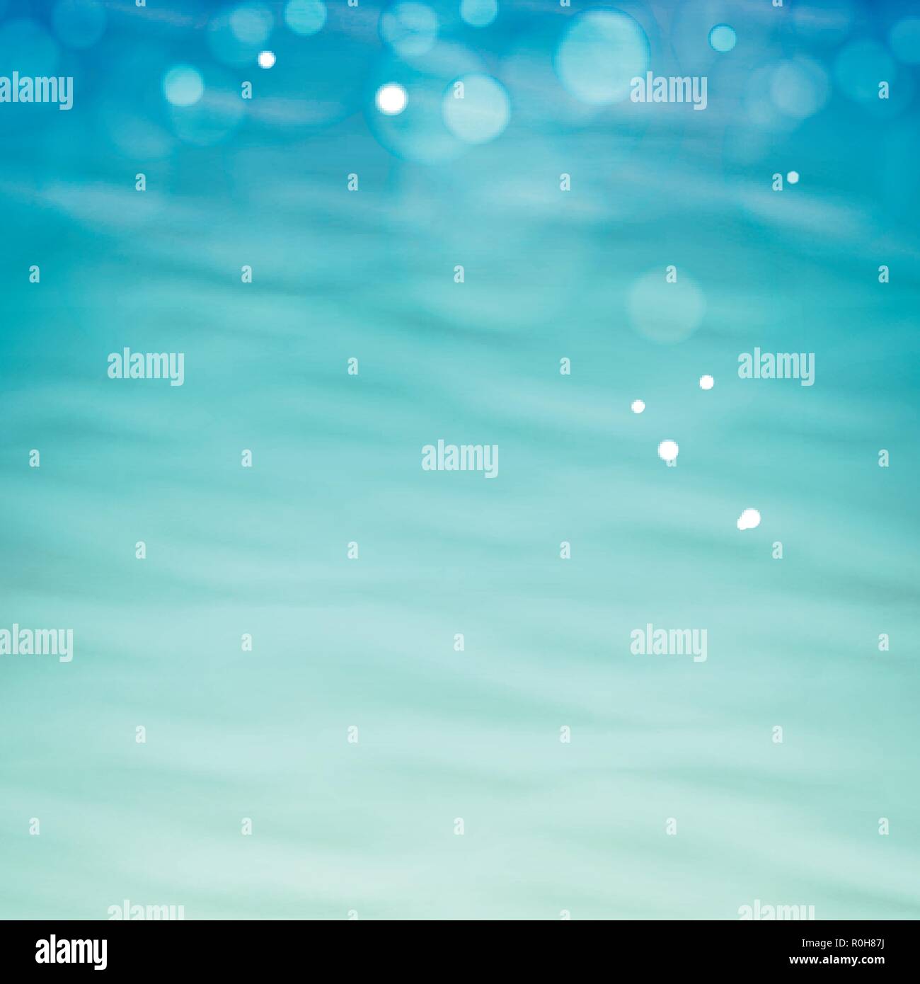 Ocean blue turquoise waves Stock Vector Images - Alamy