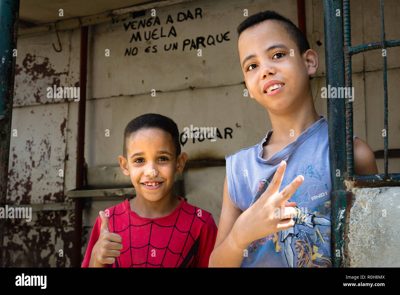 Happy cuban kids hi-res stock photography and images - Alamy