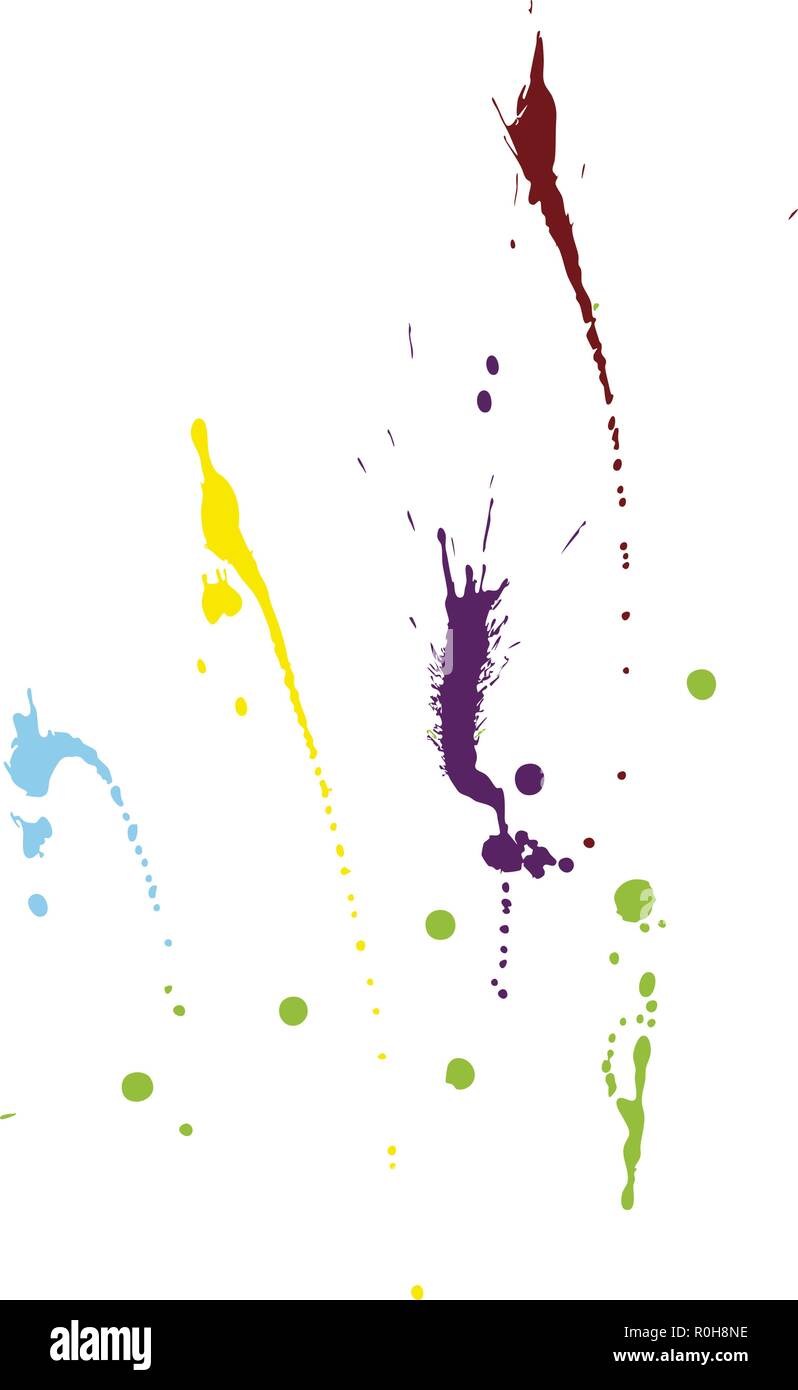 Grunge pattern. Color on white. Vector illustration Stock Vector Image ...