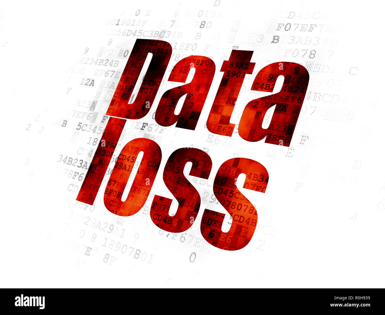 Information concept: Data Loss on Digital background Stock Photo - Alamy