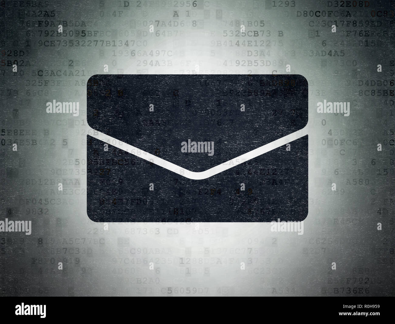 Business concept: Email on Digital Data Paper background Stock Photo ...