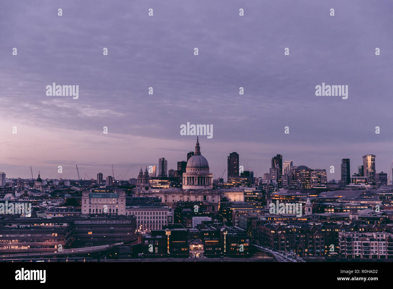 Aerial view of the london city hi-res stock photography and images - Alamy