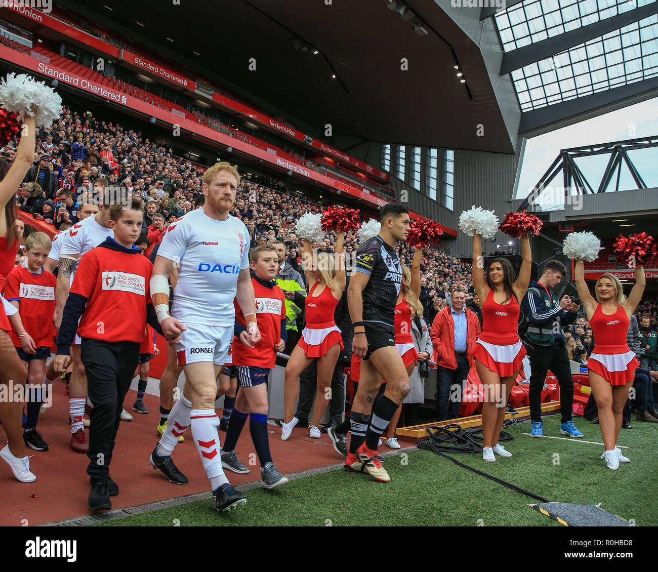 4th November, Anfield, Liverpool, England ; Rugby League International ...