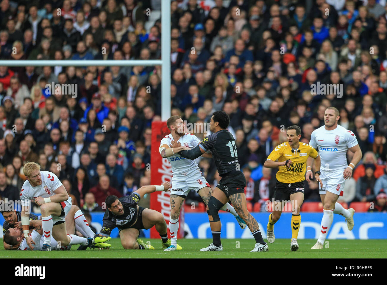 4th November, Anfield, Liverpool, England ; Rugby League International ...