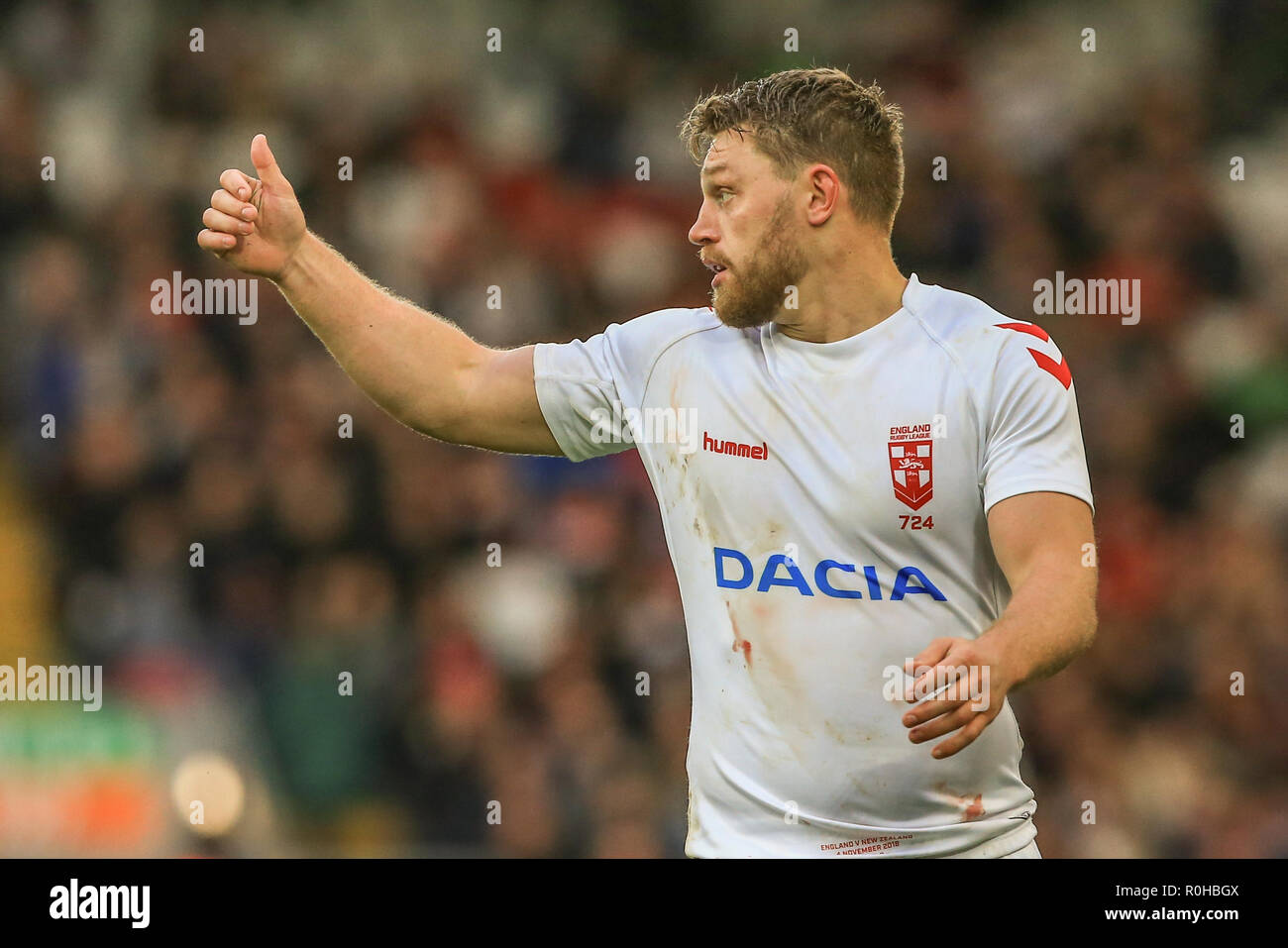 4th November, Anfield, Liverpool, England ; Rugby League International ...