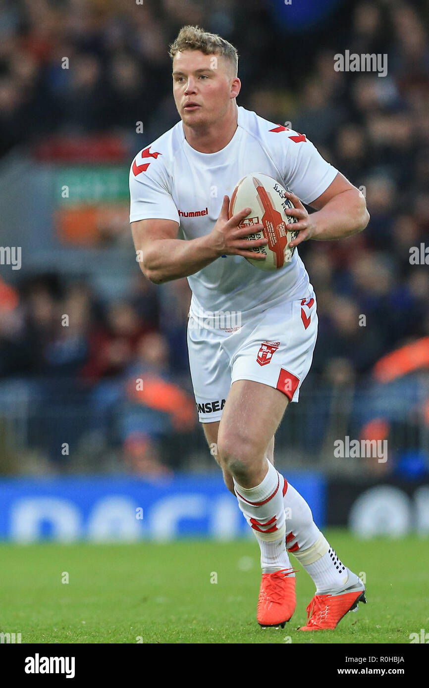 4th November, Anfield, Liverpool, England ; Rugby League International ...