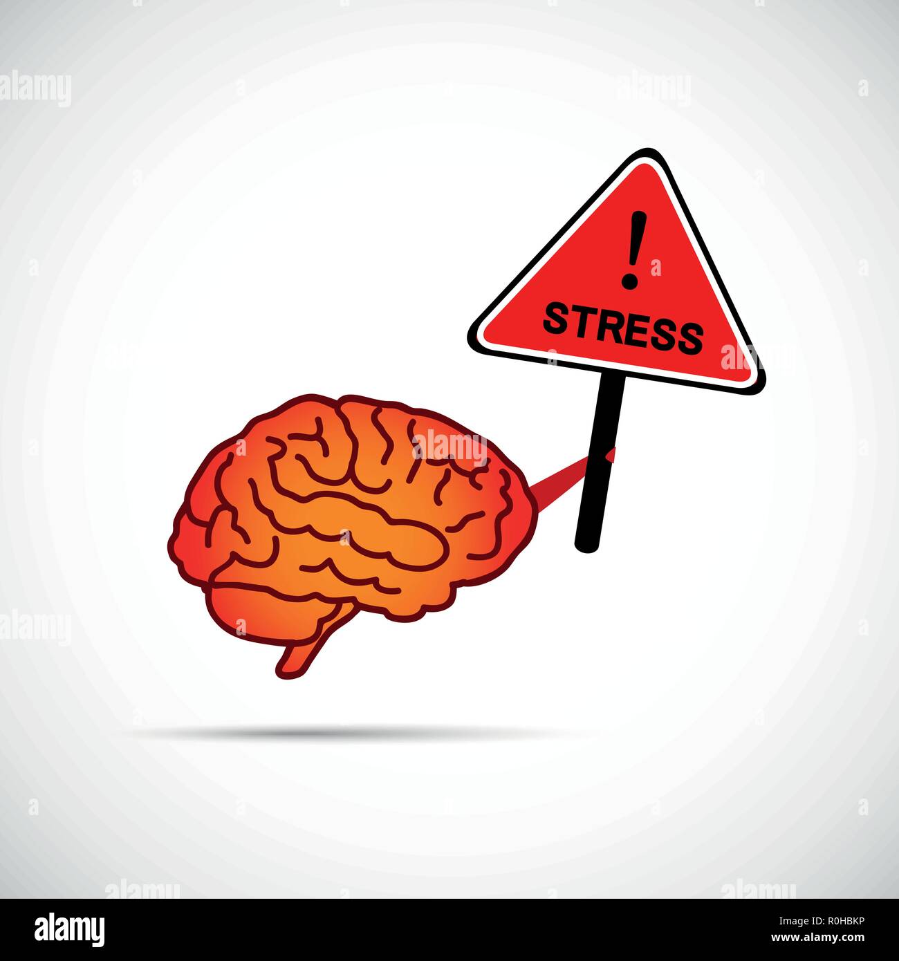 Human head brain stress hi-res stock photography and images - Alamy
