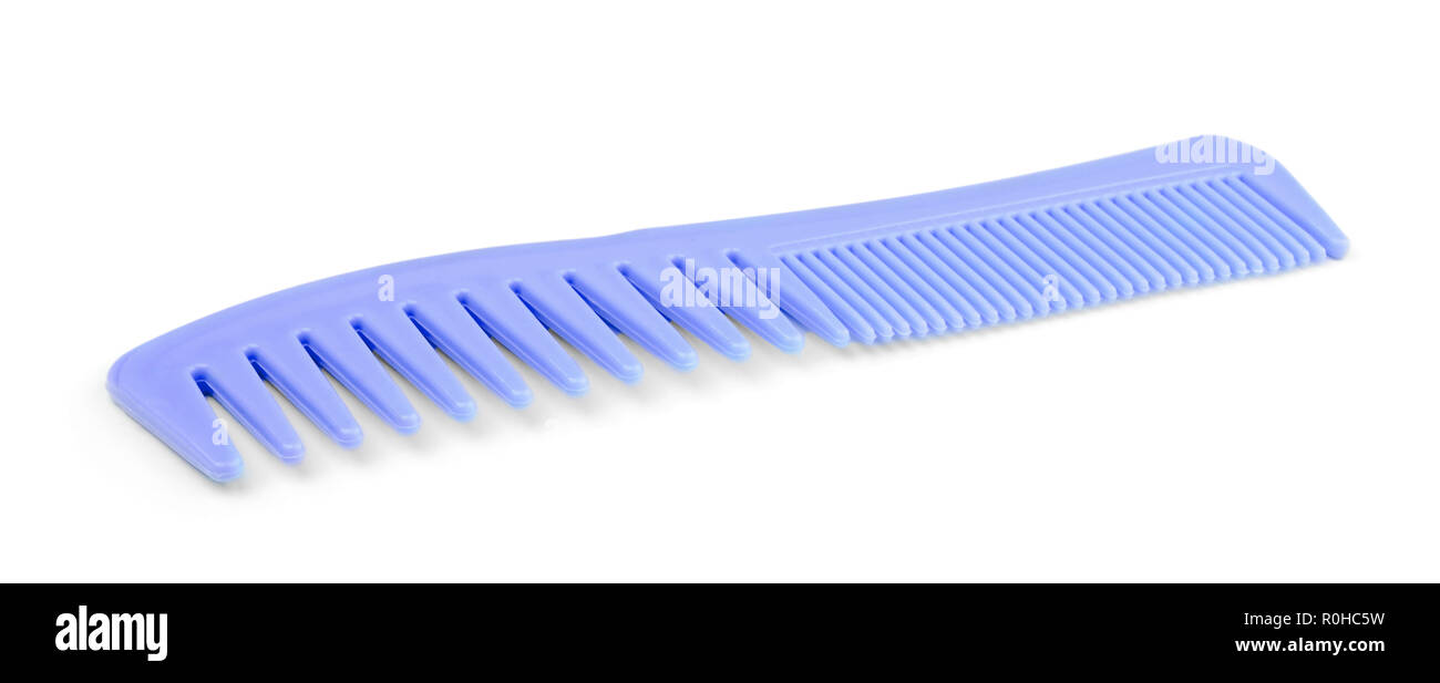 Plastic comb isolated on white background Stock Photo - Alamy