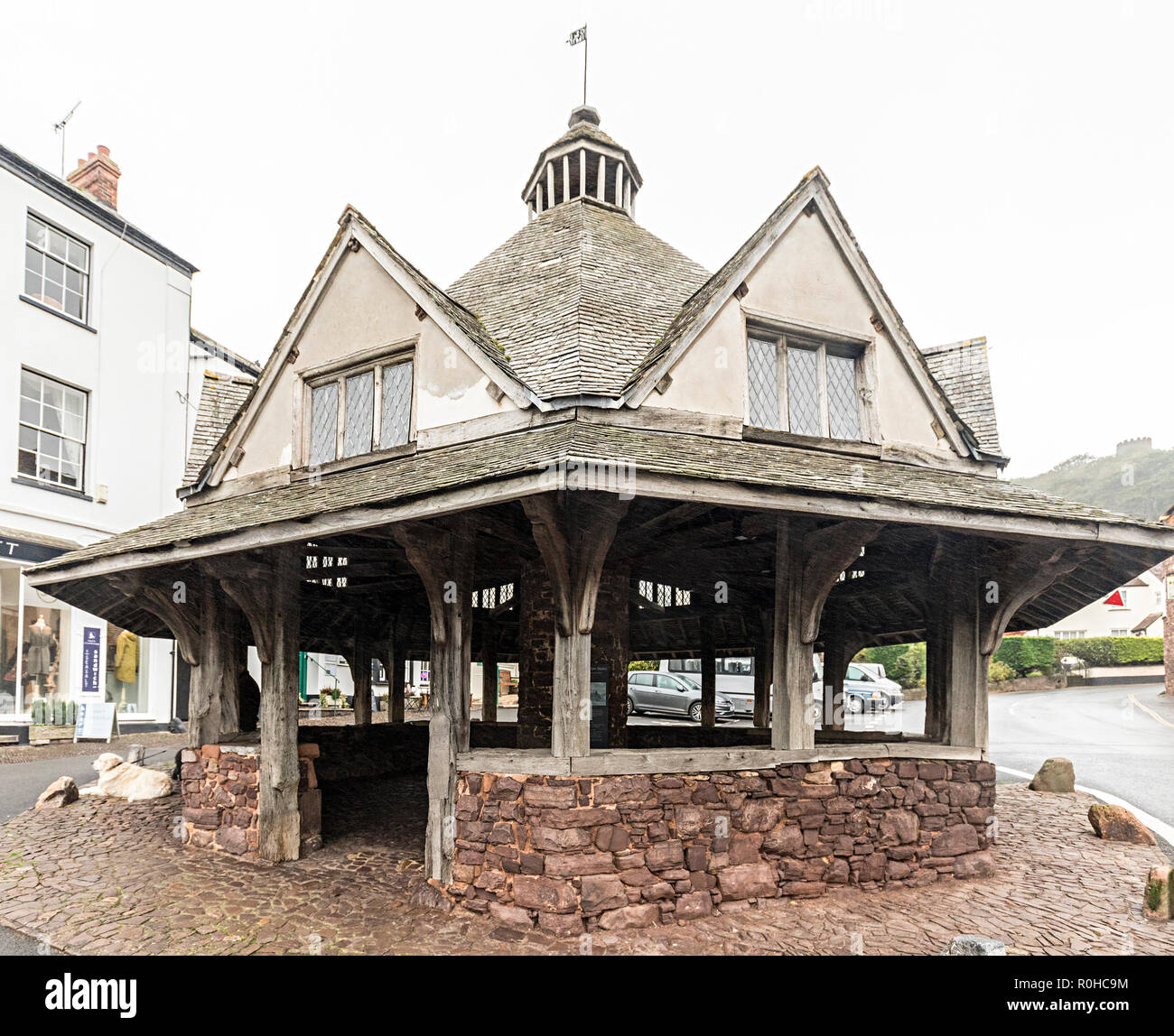 Yarn Market, 17th century, Dunster, Somerset, UK Stock Photo - Alamy