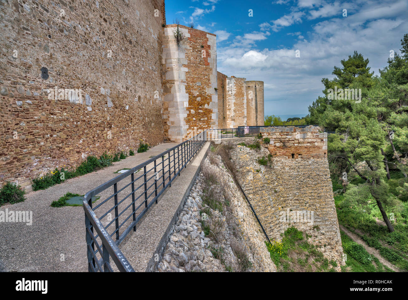 Medieval castle in Lucera, Apulia, Italy Stock Photo - Alamy