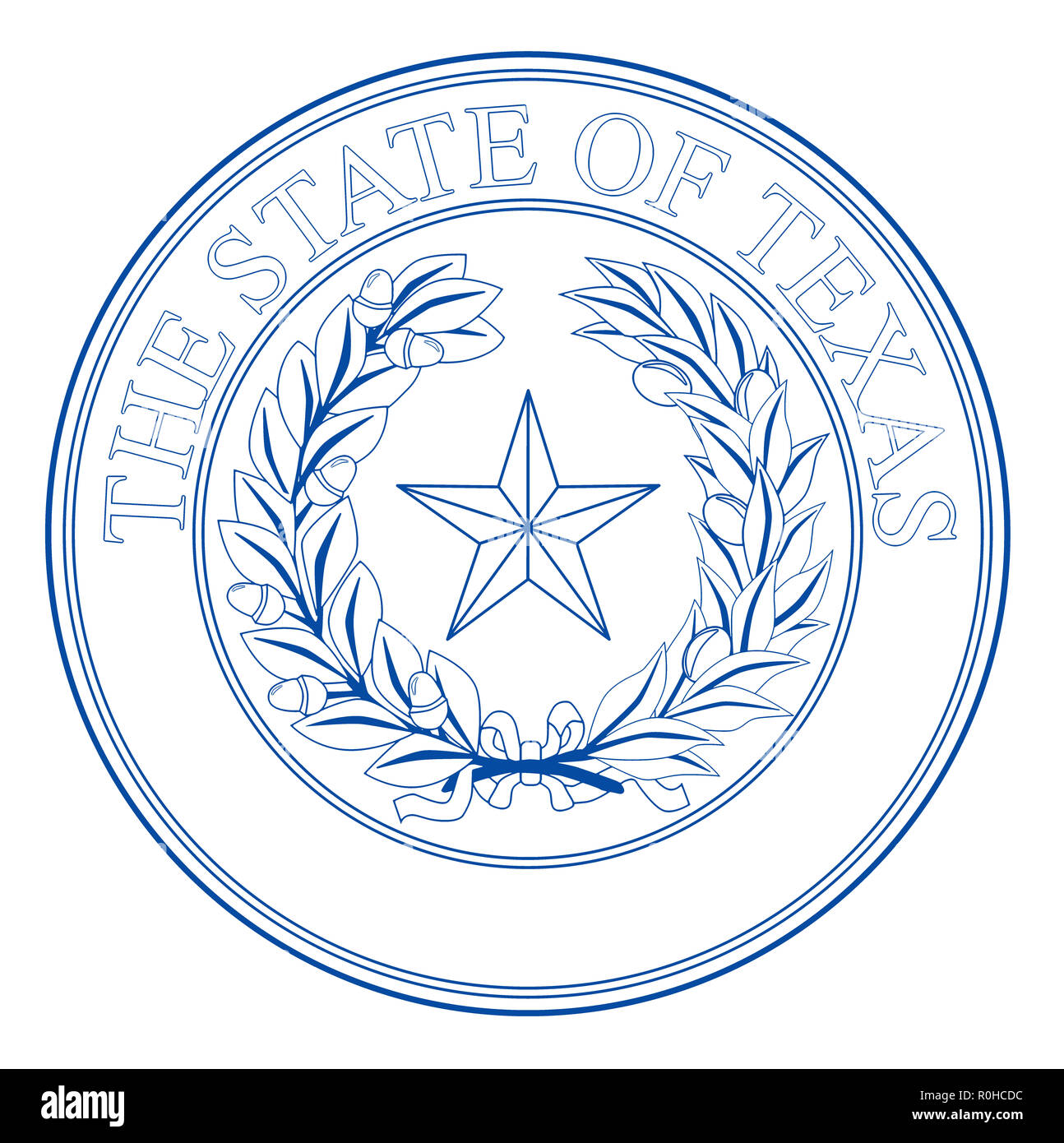 Texas state seal hi-res stock photography and images - Alamy