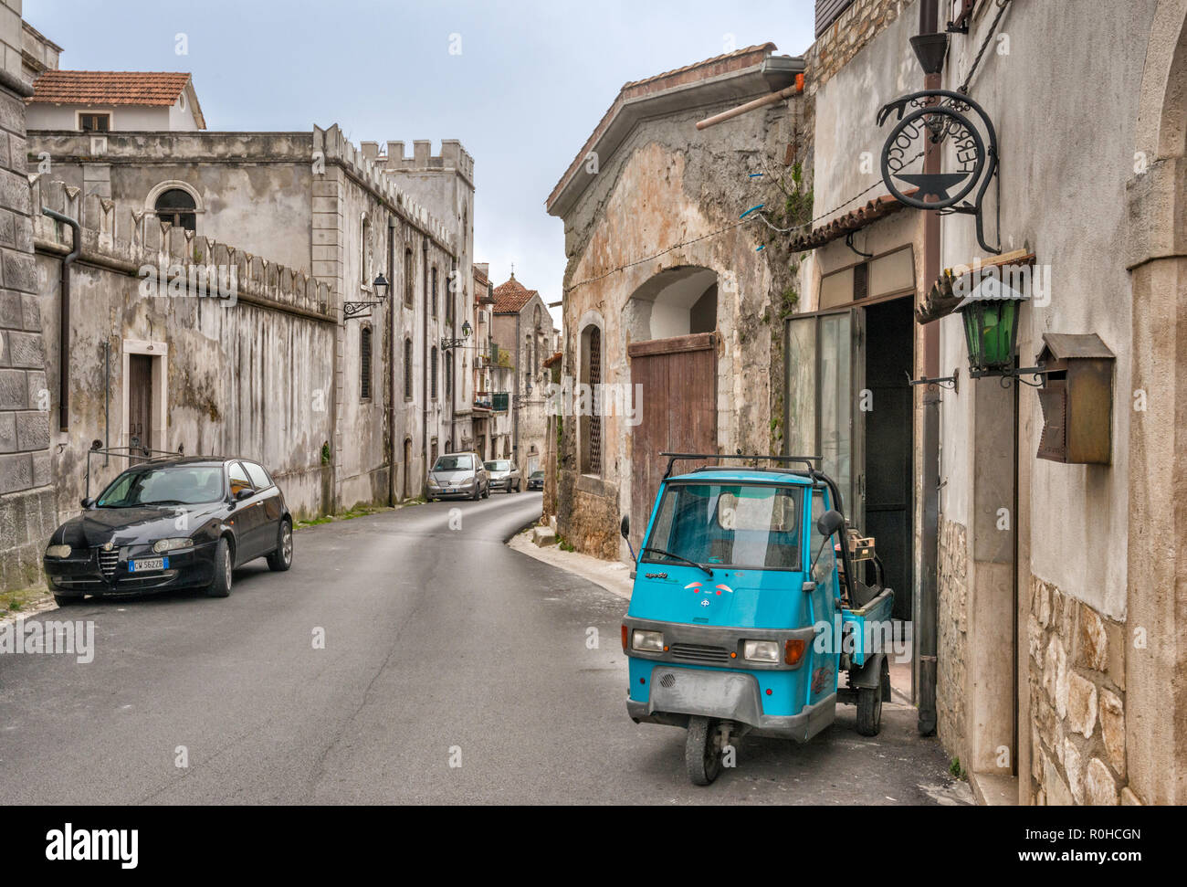 Piaggio Ape three-wheeled vehicle at Via Dottor Antonio Mastromatteo in ...
