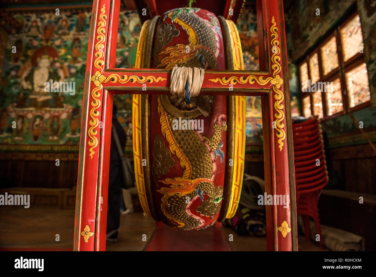 Painting boudhanath stupa hi-res stock photography and images - Alamy