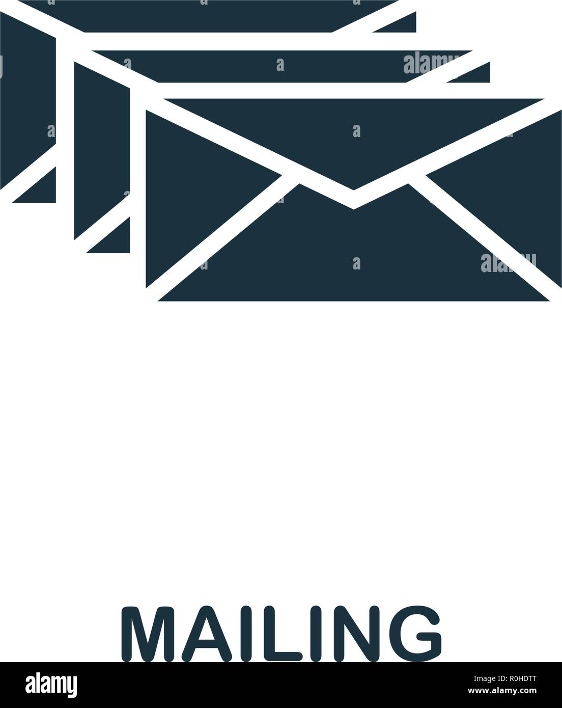 Mailing icon. Premium style design from advertising collection. UX and ...