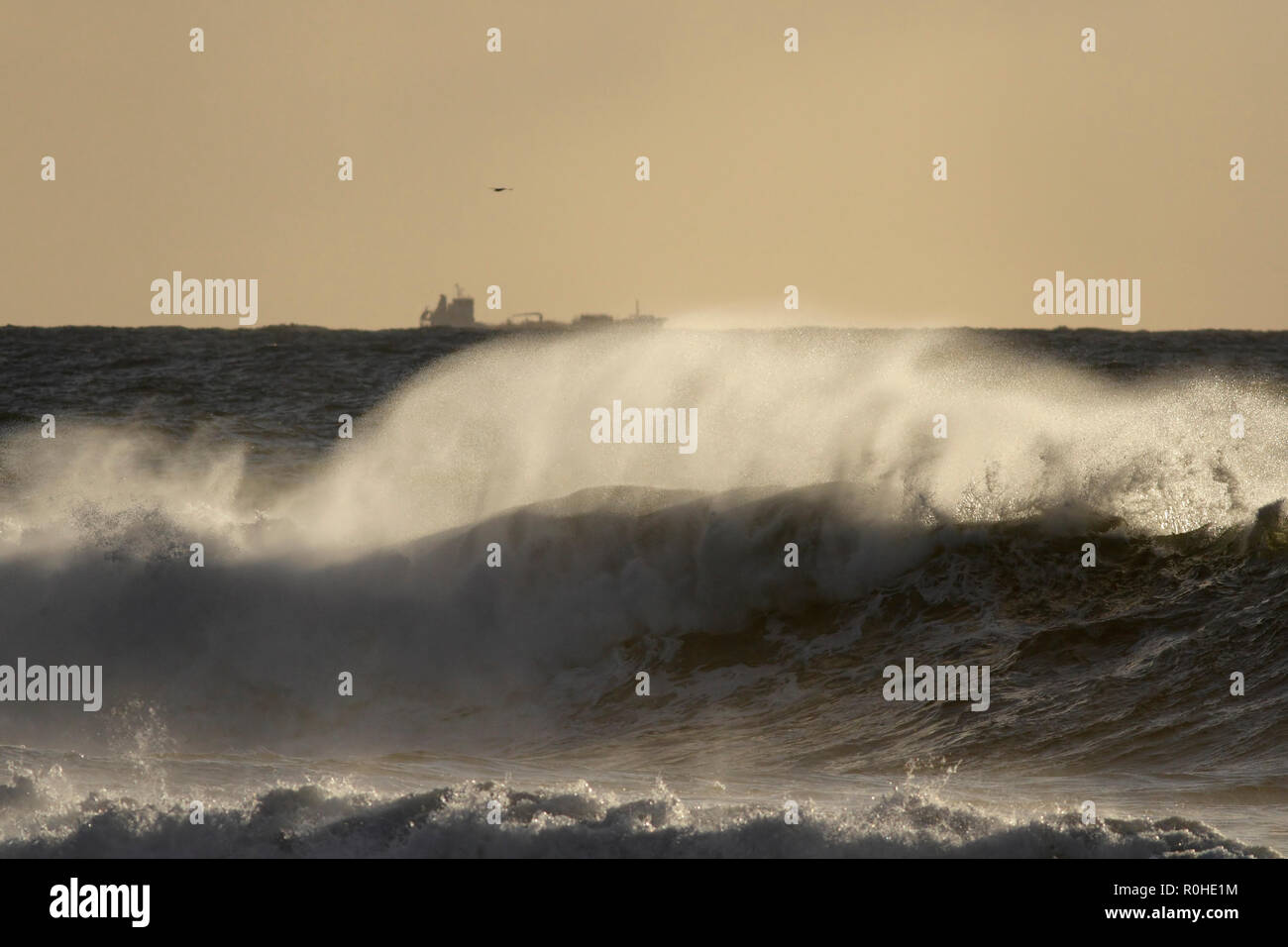 Sea spray wave ship hi-res stock photography and images - Alamy