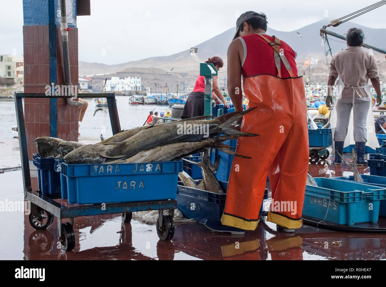 Peruvian fishermen hi-res stock photography and images - Alamy