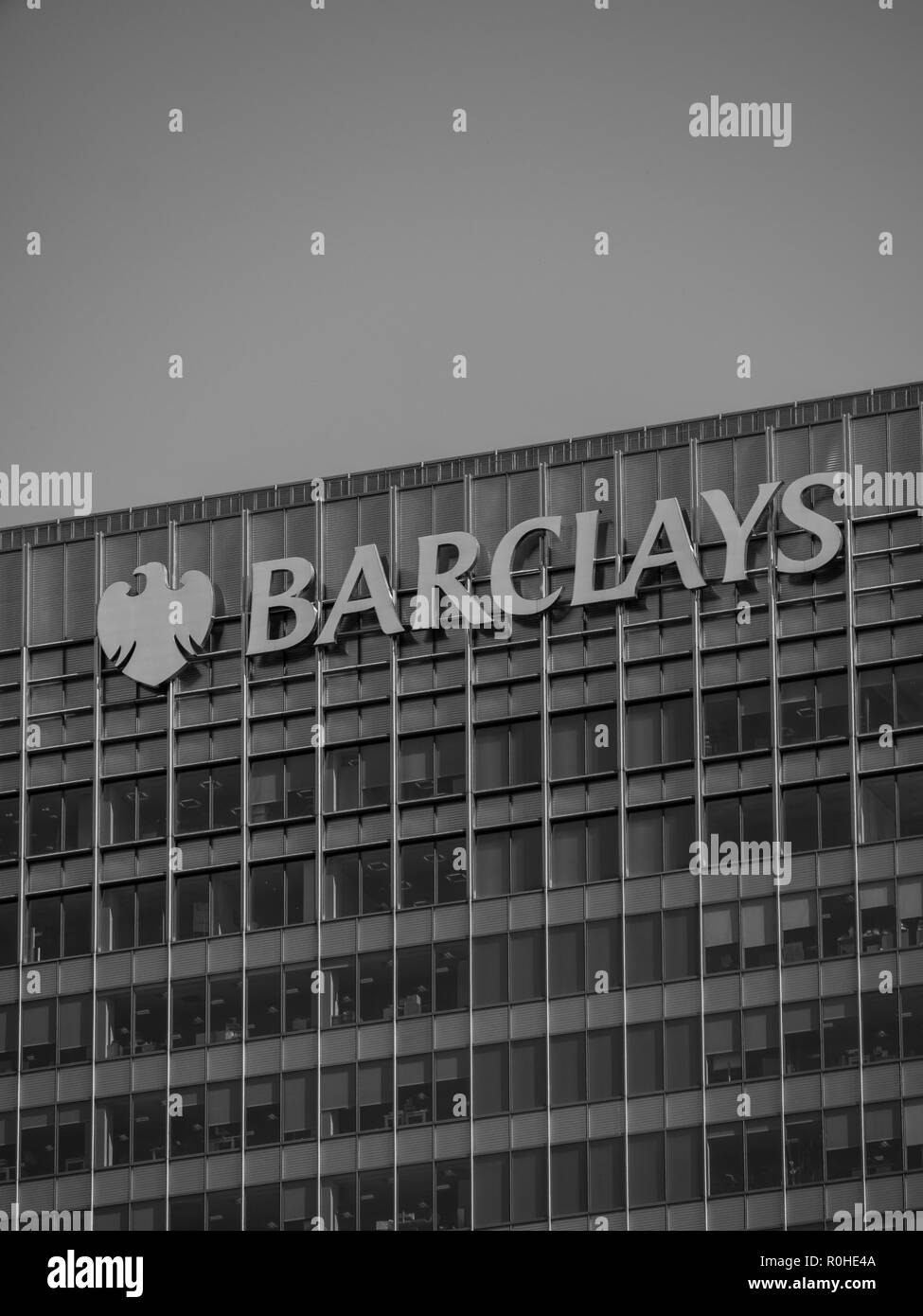 Barclays Building, Canary Wharf, London, Docklands, London, England, UK ...