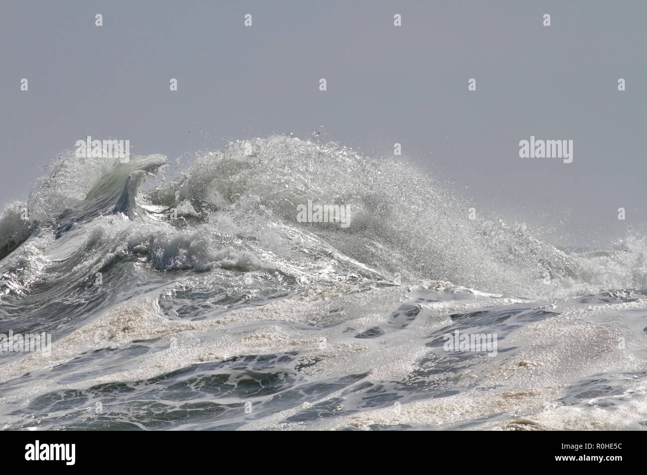 Big green ocean stormy wave hi-res stock photography and images - Alamy
