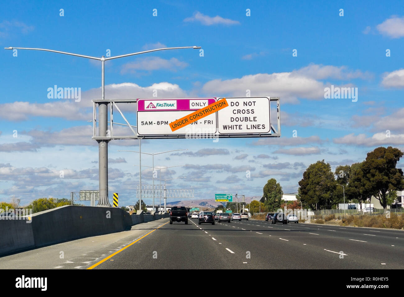 Interstate highway construction hi-res stock photography and images - Alamy