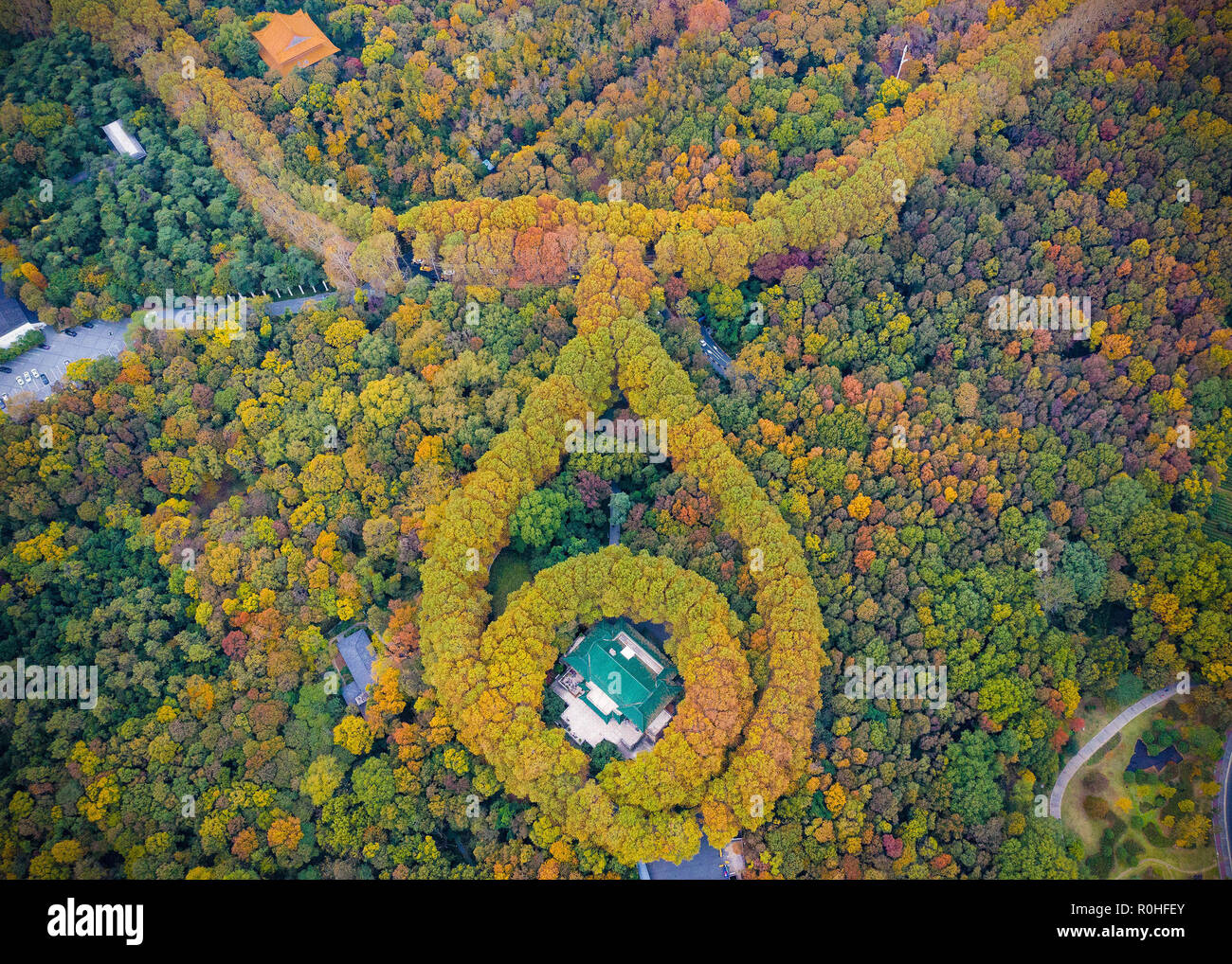Nanjing, Nanjing, China. 5th Nov, 2018. Nanjing, CHINA-The aerial ...