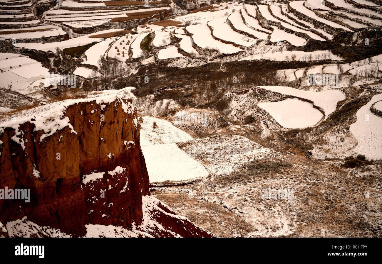 Dingxi, Dingxi, China. 5th Nov, 2018. Dingxi, CHINA-Aerial photography ...