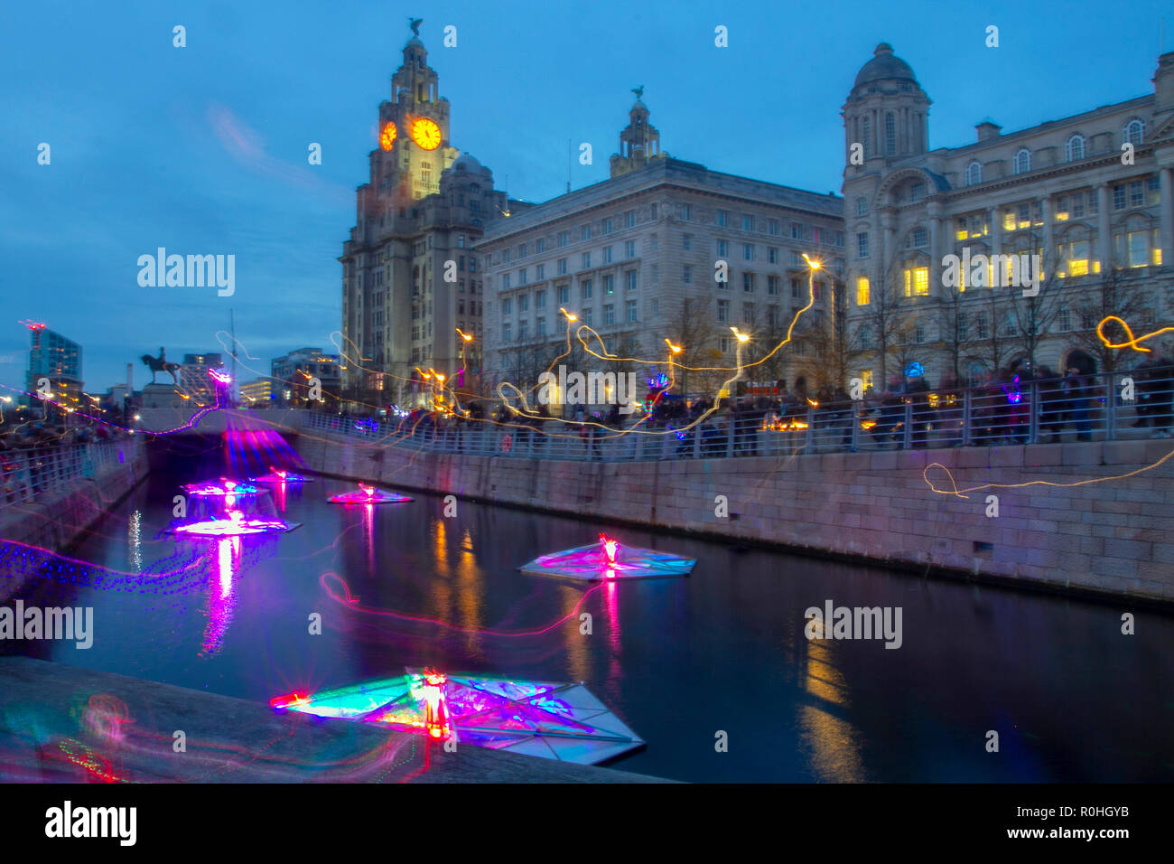 Laser projections on buildings hi-res stock photography and images - Alamy