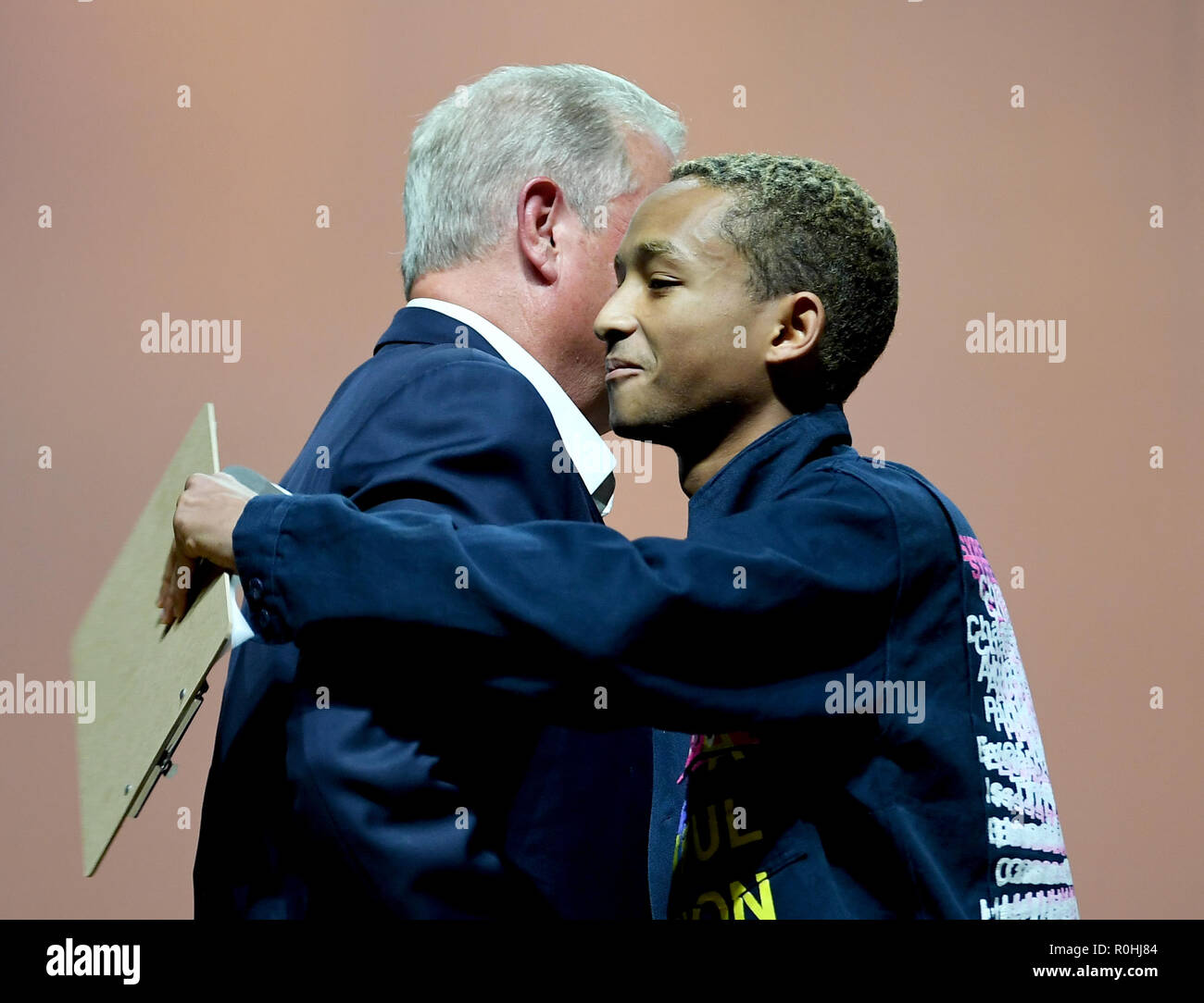 Los Angeles, USA. 04th Nov, 2018. Al Gore, politician (l) and Jaden ...