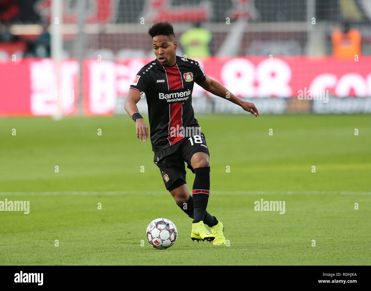Leverkusen, Deutschland. 03rd Nov, 2018. firo: 03.11.2018, football, 1 ...