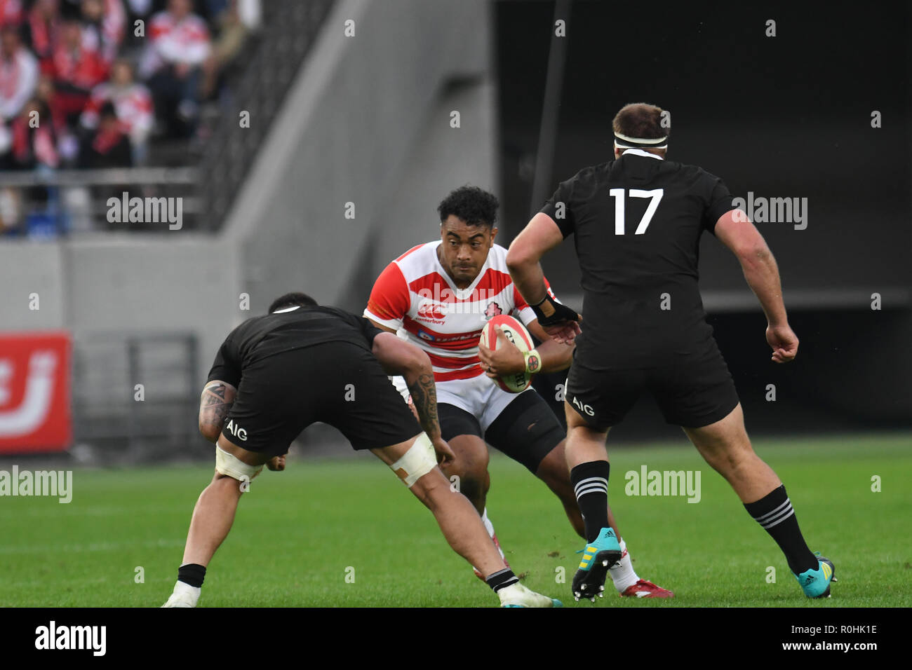 Uwe Helu of Japan during the Rugby test match between Japan and New ...