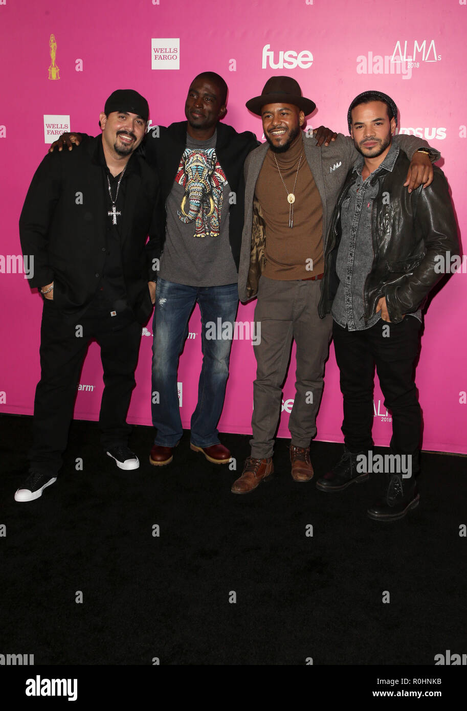 LOS ANGELES, CA - NOVEMBER 4: Noel G, Ransford Doherty, Julio Perez and ...