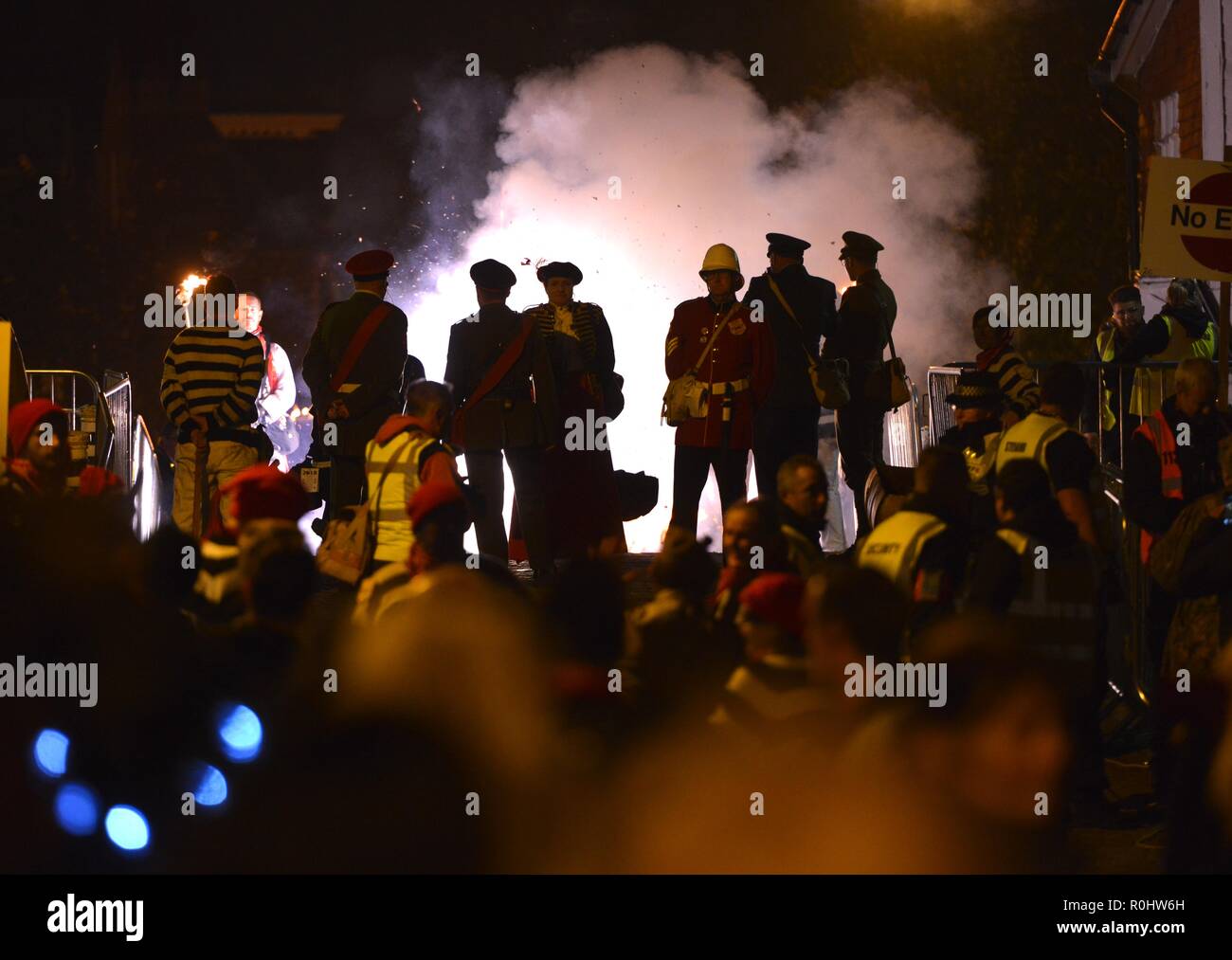 Lewes bonfire night 2018 hi-res stock photography and images - Alamy