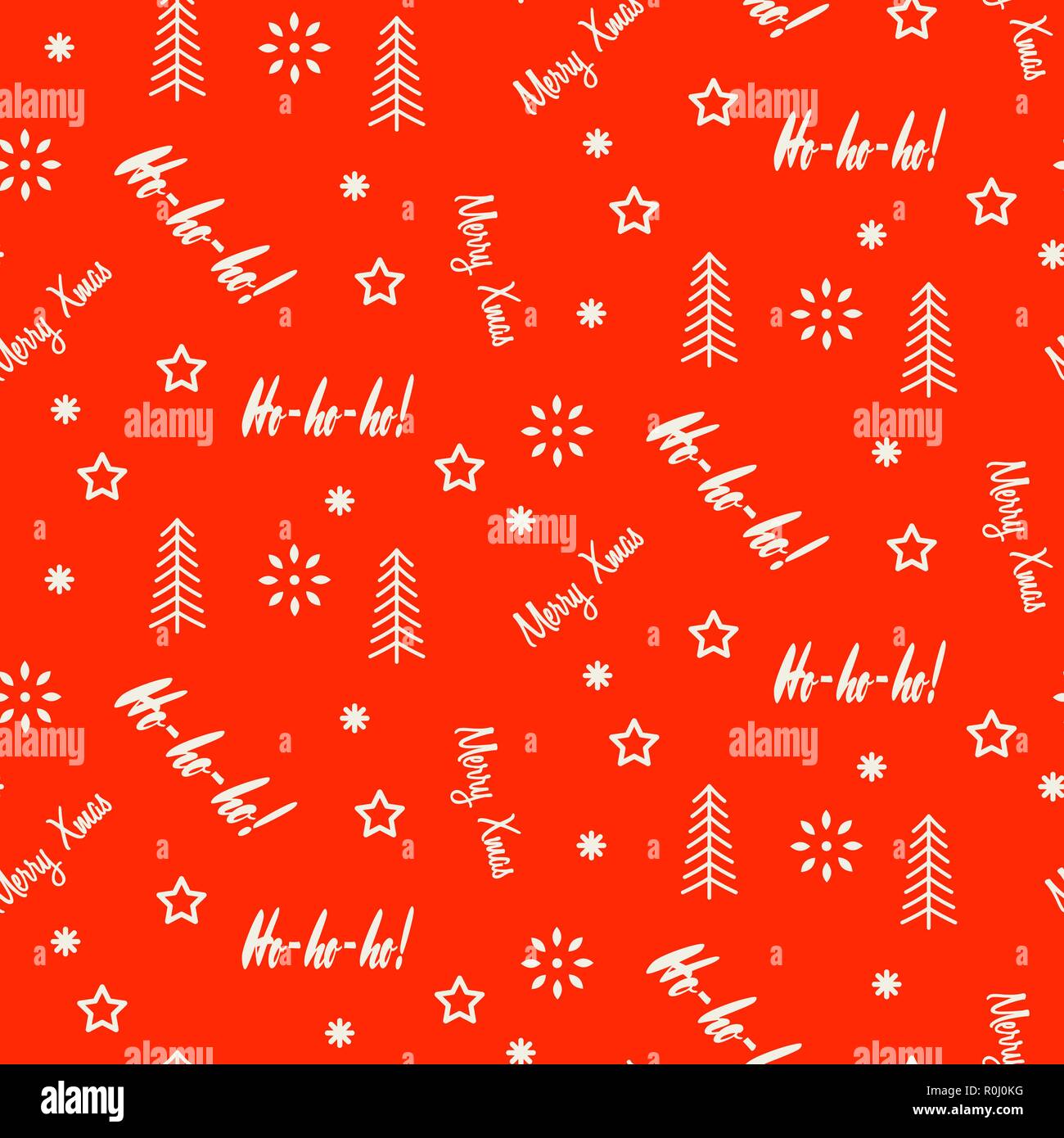 On red background small christmas Stock Vector Images - Alamy