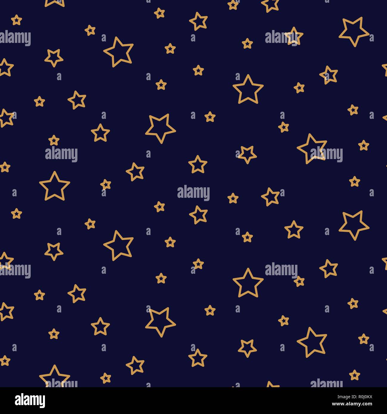 Starry night seamless pattern in hi-res stock photography and images ...