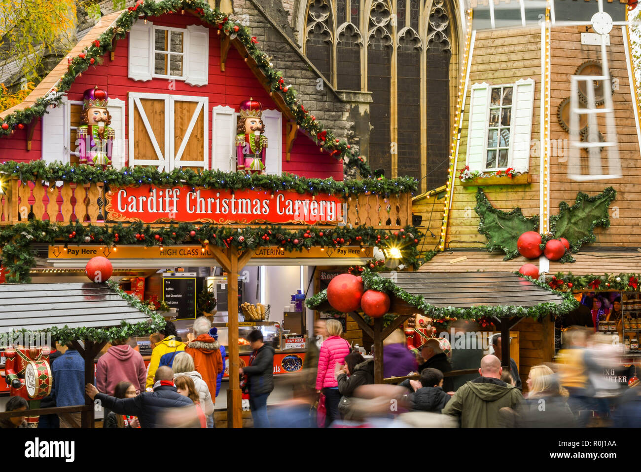 Cardiff christmas market hi-res stock photography and images - Alamy