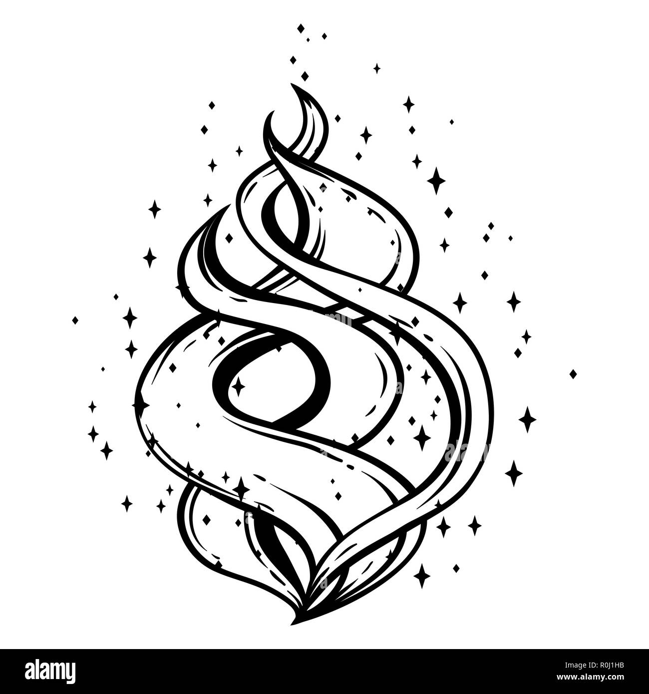 Stream of fire Black and White Stock Photos & Images - Alamy