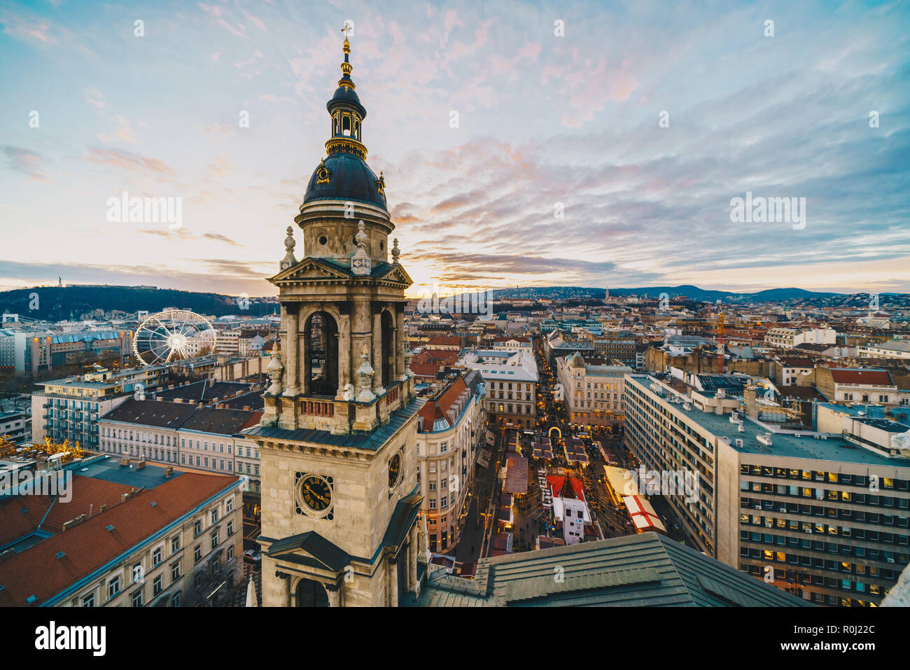 Sunset in budapest hi-res stock photography and images - Alamy