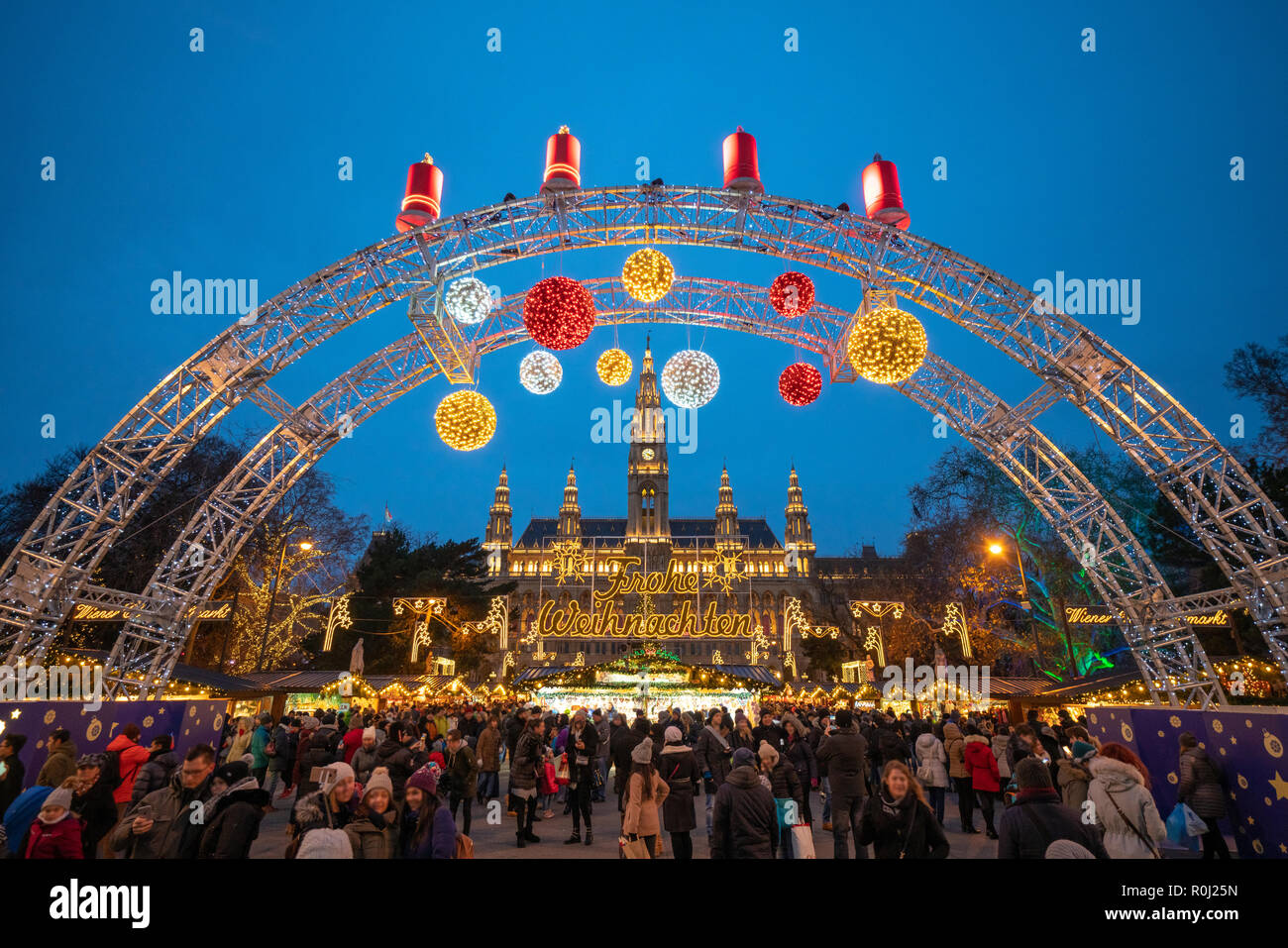 Wien Advent Market Stock Photo - Alamy