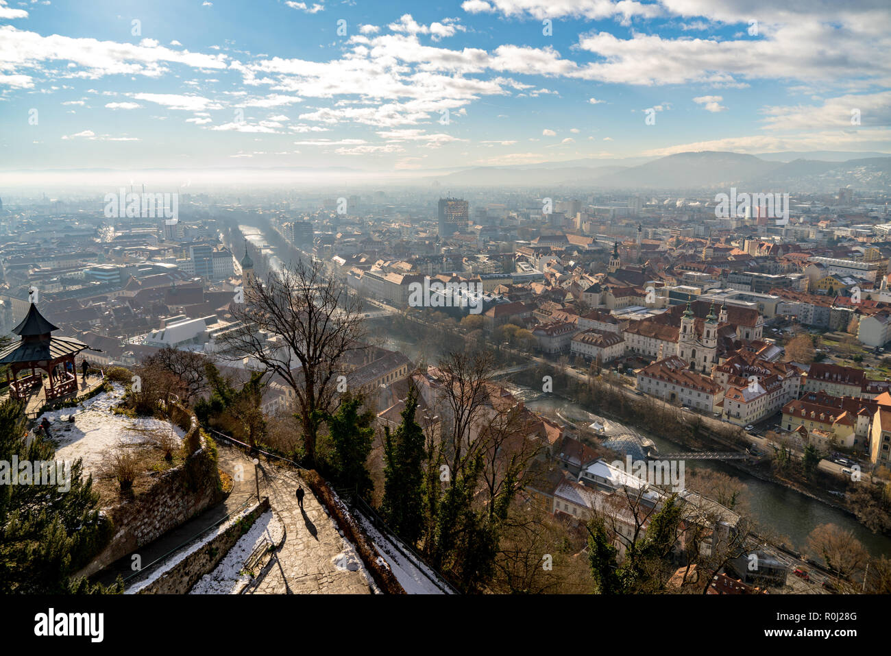 Graz from above hi-res stock photography and images - Alamy