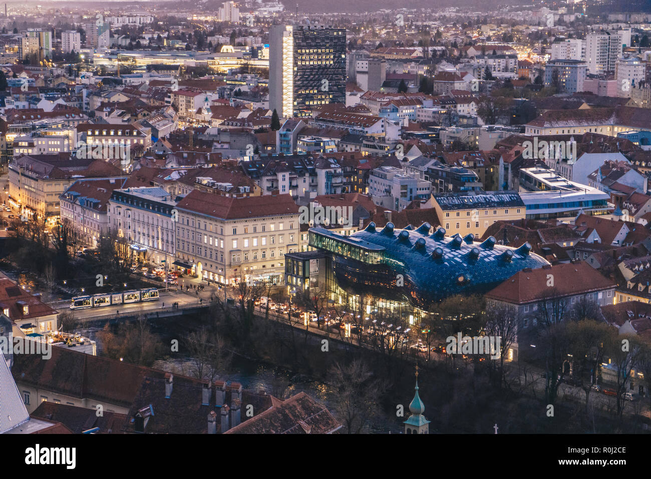 Graz from above hi-res stock photography and images - Alamy