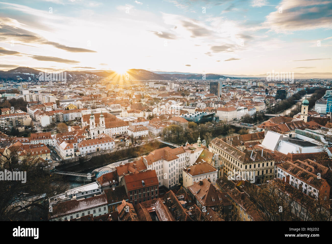 Clock tower in region graz hi-res stock photography and images - Alamy