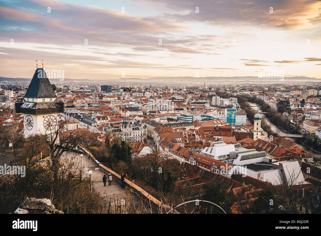 Graz from above hi-res stock photography and images - Alamy