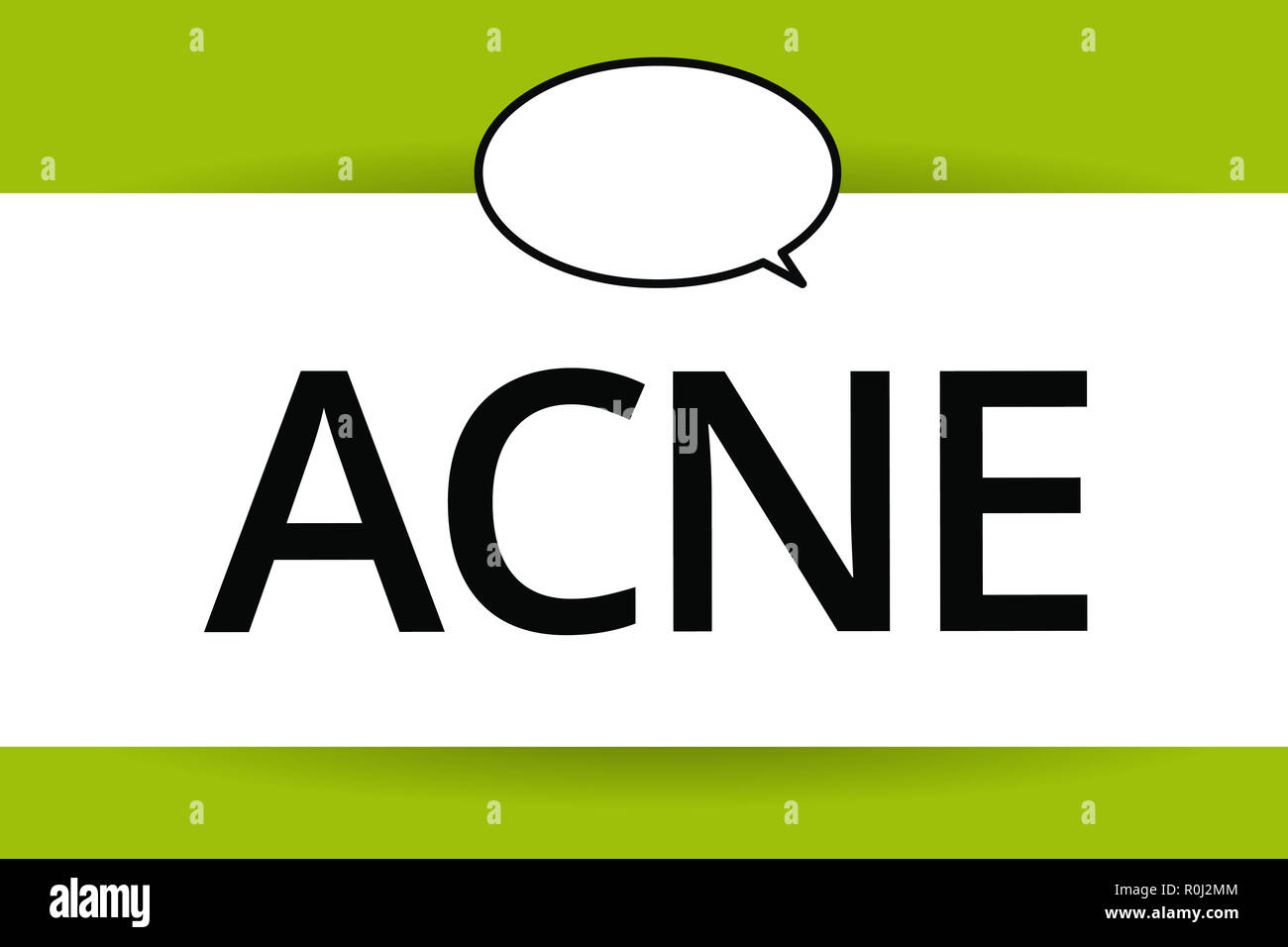 Word writing text Acne. Business concept for Skin disease involving the ...