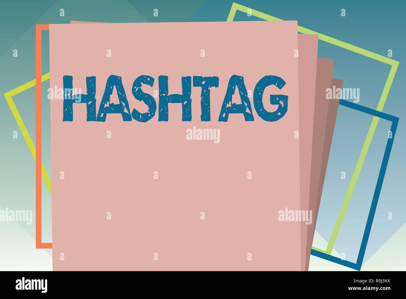 Handwriting text Hashtag. Concept meaning Internet tag for social media ...