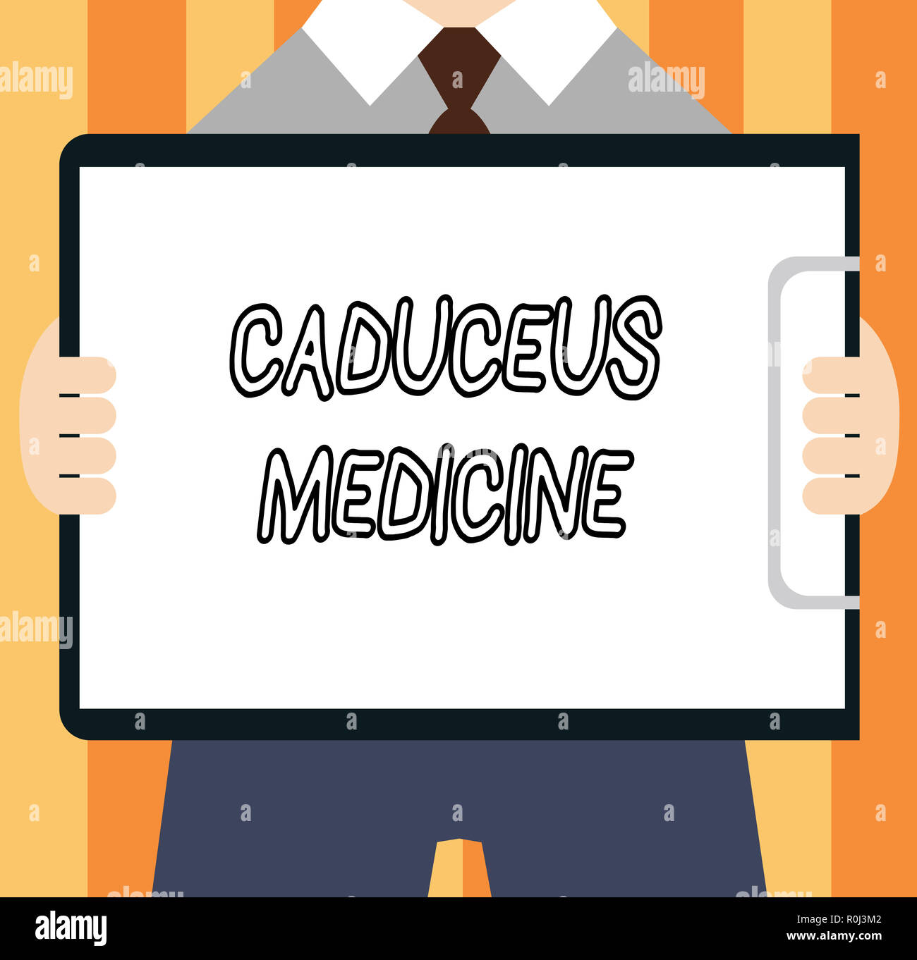 Word writing text Caduceus Medicine. Business concept for symbol used ...