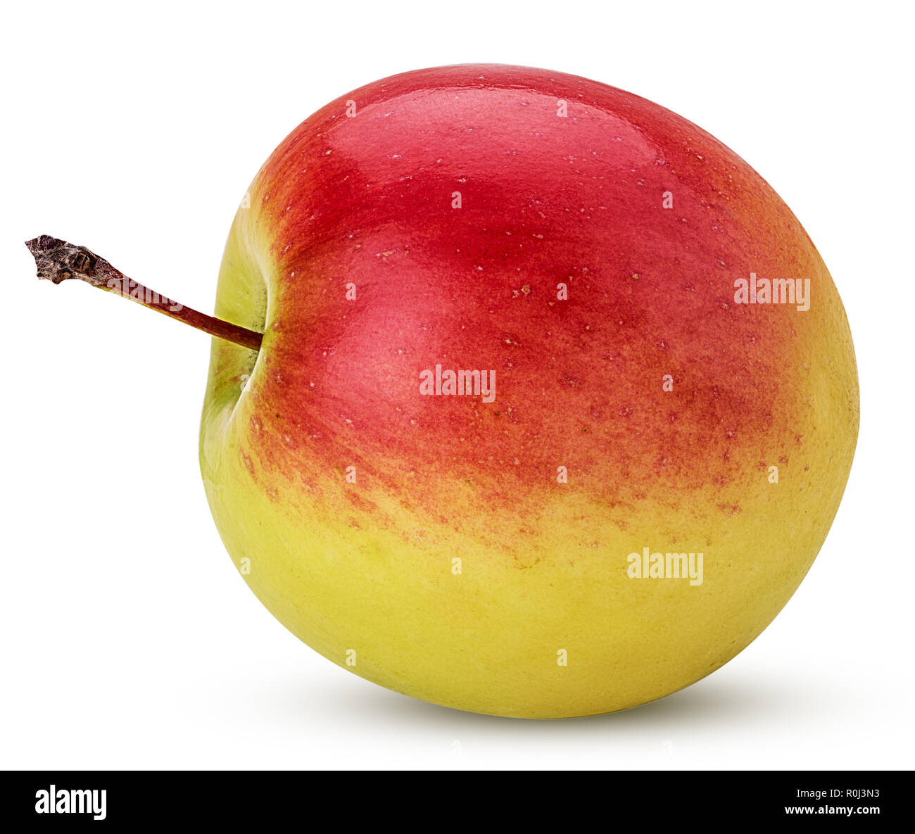 Red and green apple isolated on white background. Clipping Path. Full ...