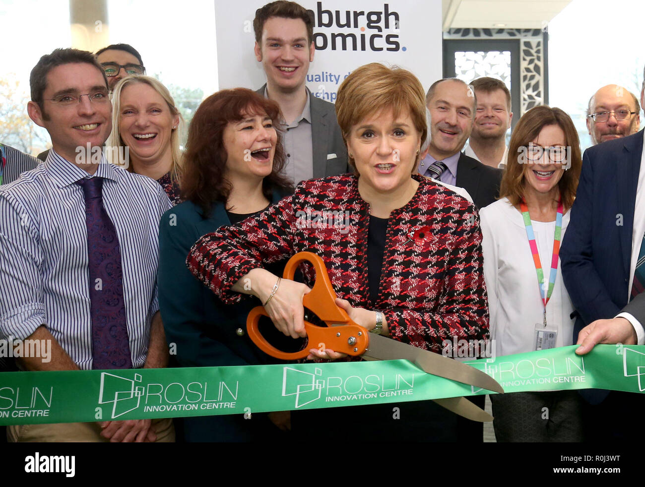 First Minister Nicola Sturgeon, officially opens the Roslin Innovation ...