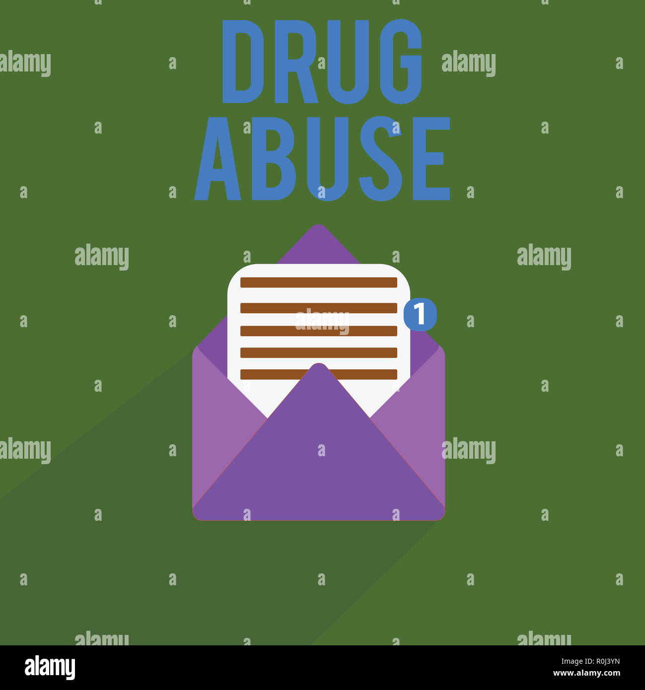 Conceptual hand writing showing Drug Abuse. Business photo text ...
