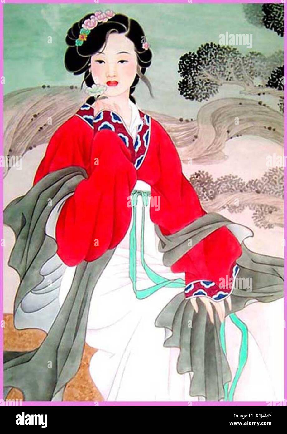 Famous Chinese Woman Painting