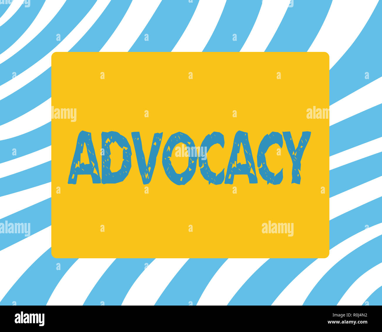 Text sign showing Advocacy. Conceptual photo Profession of legal ...
