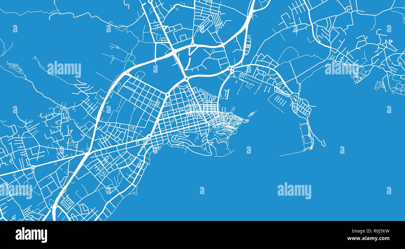 Urban vector city map of Ibiza, Spain Stock Vector Image & Art - Alamy